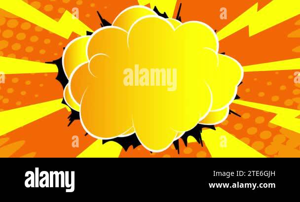 Comic Book Background. Motion poster. 4k animated Comics moving ...