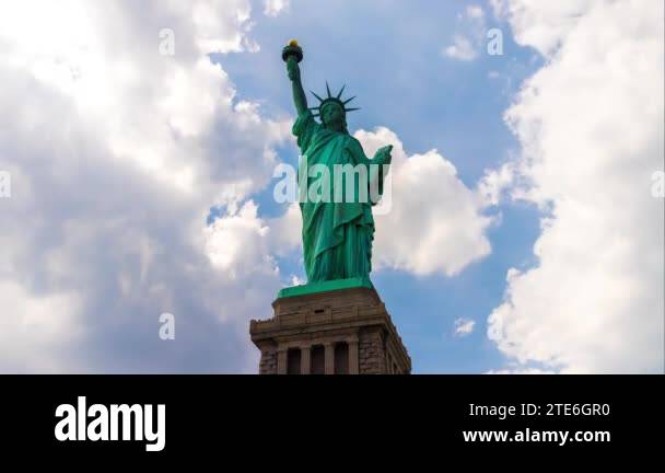 Statue liberty beautiful sky Stock Videos & Footage - HD and 4K Video ...