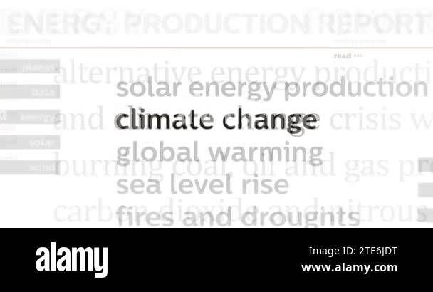 Headline news across international media with Climate Change global ...