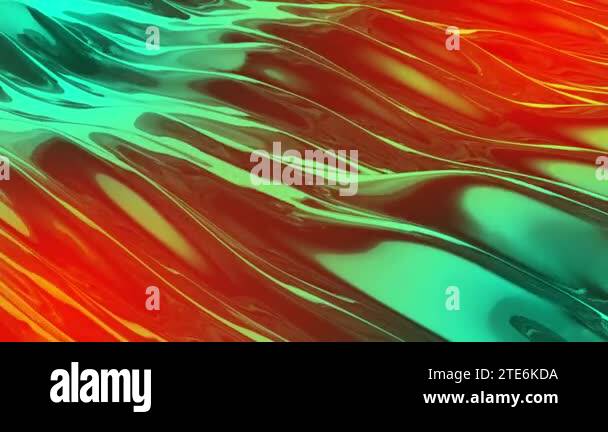 Neon green liquid gradient background. Abstract liquid flowing waves ...