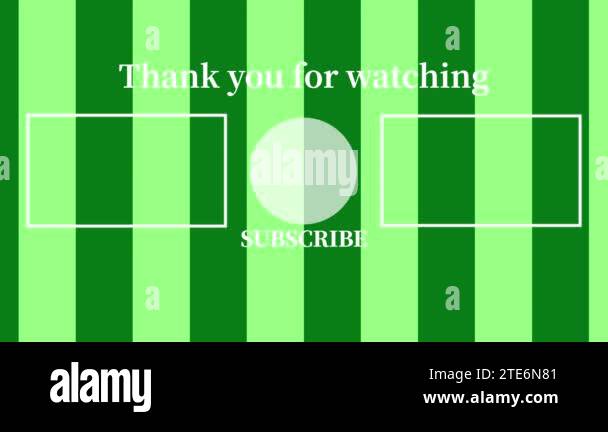 YouTube end card ending screen motion graphics Stock Video Footage - Alamy