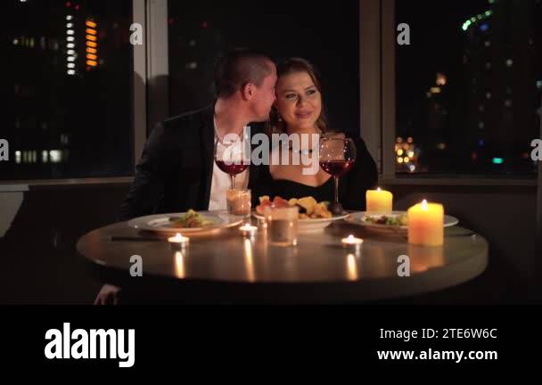 Couple kissing dinner table Stock Videos & Footage - HD and 4K Video ...