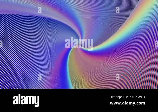 Rotation and movement inside the rainbow holographic abstract tunnel Stock Video Footage - Alamy