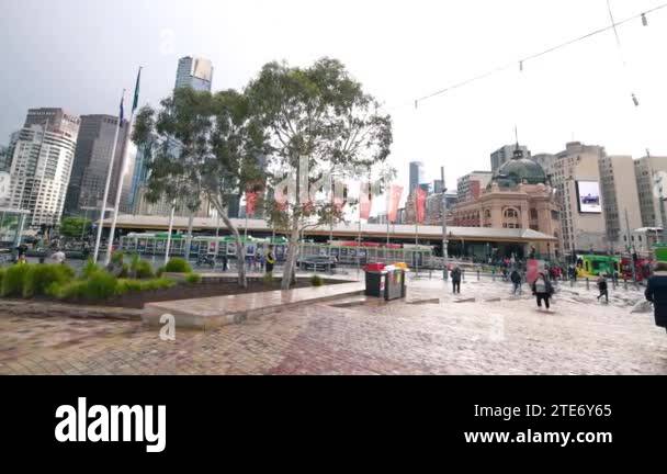 Melbourne fed federation square Stock Videos & Footage - HD and 4K ...