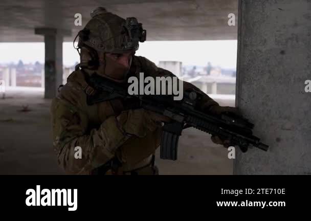 Special operations forces combat assault rifle Stock Videos & Footage ...
