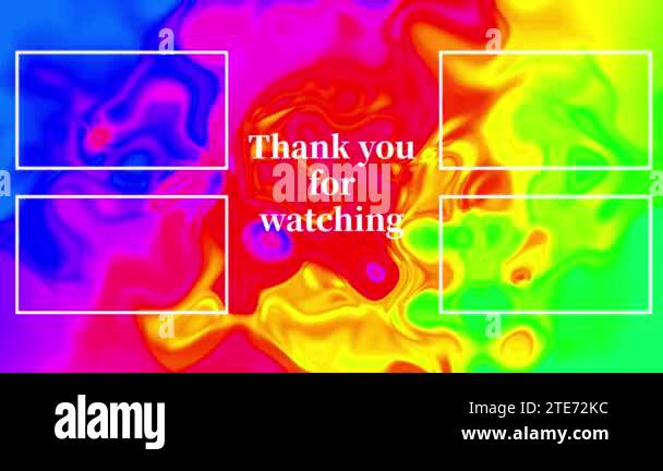 YouTube end card ending screen motion graphics Stock Video Footage - Alamy