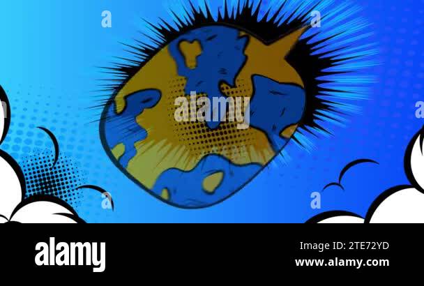 Success. Successful business achievement concept. 4k animated Comic ...