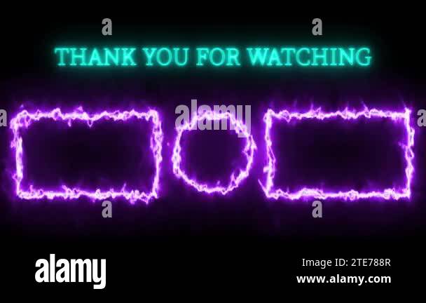 YouTube end card ending screen motion graphics Stock Video Footage - Alamy