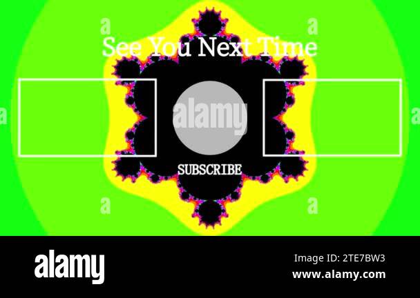 YouTube end card ending screen motion graphics Stock Video Footage - Alamy