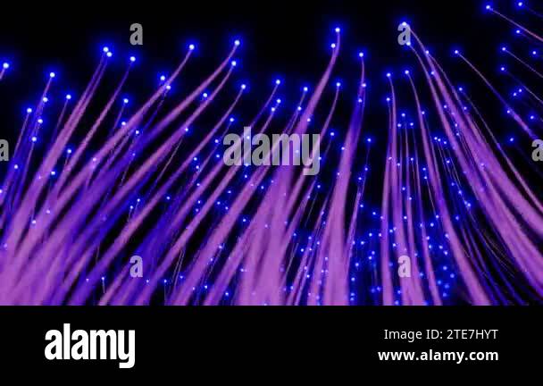 Seamless loop abstract technology background vawing bunch of optical ...