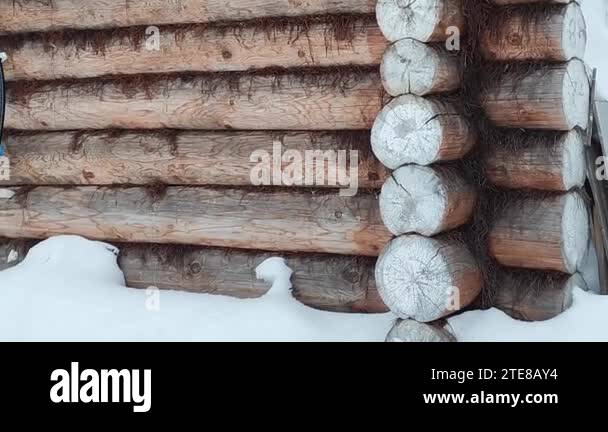 Log wall wooden hut Stock Videos & Footage - HD and 4K Video Clips - Alamy