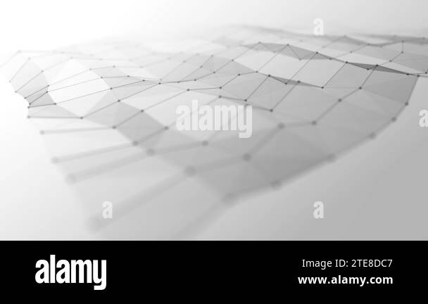 Abstract Plexus Digital Fx Technology Background Loop/ 4k animation of an abstract technology ...