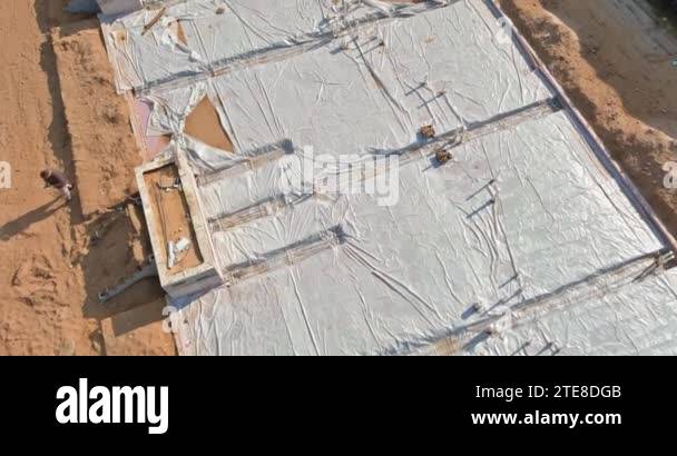 Foundation pipes on construction site Stock Videos & Footage - HD and ...