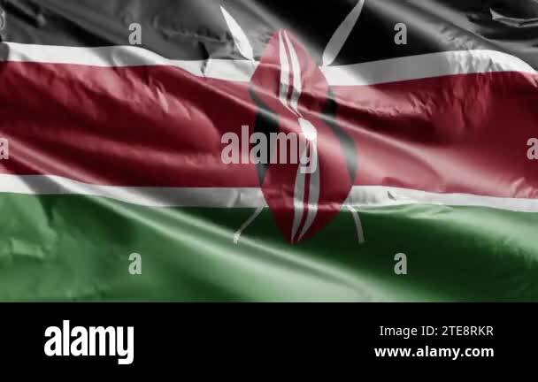 Kenya flag kenyan banner on Stock Videos & Footage - HD and 4K Video ...