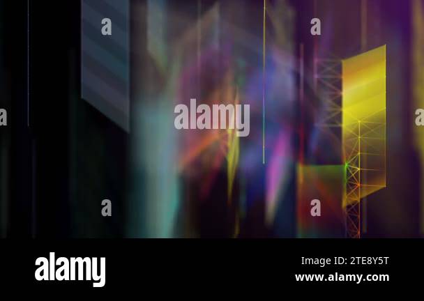 Digital 3d lowpoly plexus animation background. Abstract Plexus background animation. 3d ...