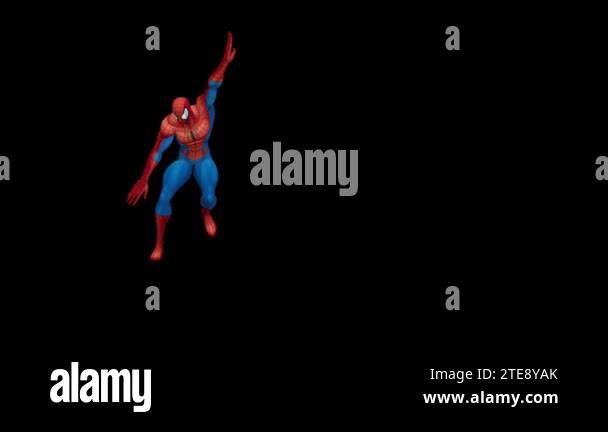 Spider-Man Across the Spider-Verse 3D animation of movement from ...