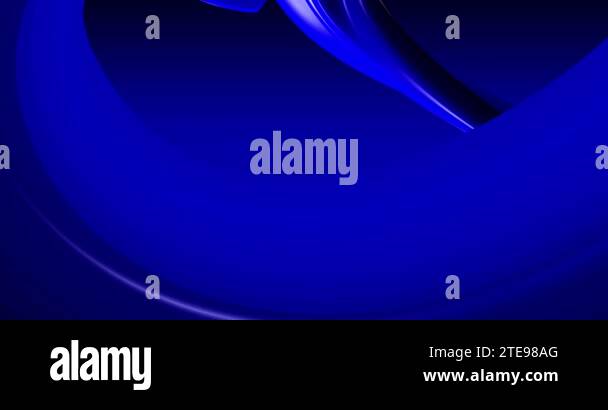 looped footage. Abstract blue background with dynamic blue 3d lines. 3D ...