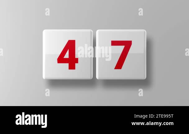 Countdown. Countdown 60 seconds. Countdown minute. Countdown on glossy ...