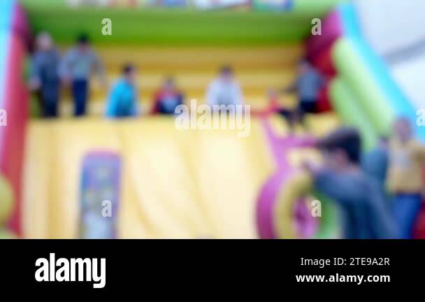 Jumping on a bouncy castle Stock Videos & Footage - HD and 4K Video ...
