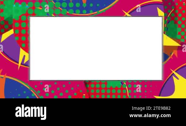 Retro comic style Speech Bubble background. Manga cartoon backdrop ...