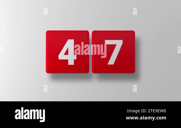 Countdown. Countdown 60 seconds. Countdown minute. Countdown on glossy ...