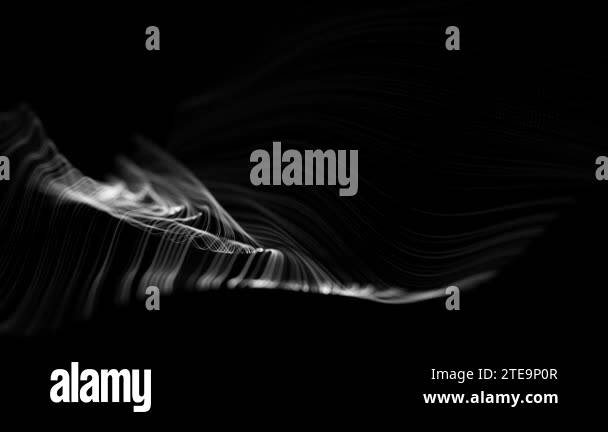 Abstract Organic Network Mesh Waving Fx Background Loop/ 4k animation ...