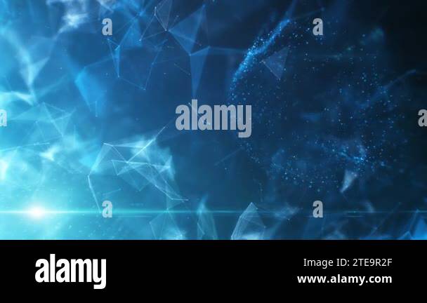 Digital 3d lowpoly plexus animation background. Abstract Plexus background animation. 3d ...