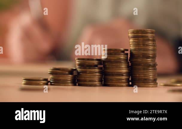 Home budget calculation coin stacks Stock Videos & Footage - HD and 4K ...