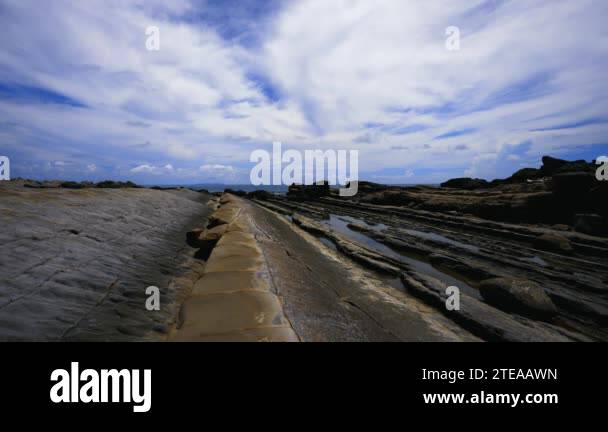 The erosion of the ocean and weathering. Forms strange rocks and stones ...