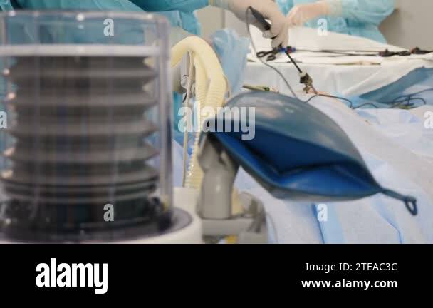 Medical equipment for saving patient. artificial respiration apparatus ...