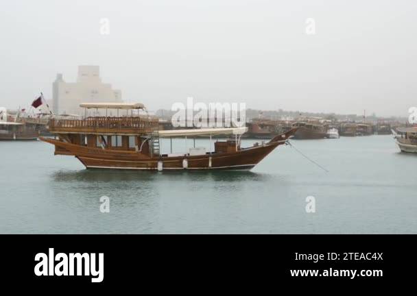 Qatar doha dhow traditional boat Stock Videos & Footage - HD and 4K ...