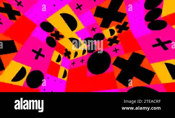 Looped 4k animation. Abstract geometry background. Ideal creative ...