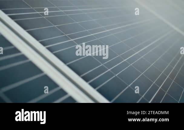 The Solar Panel is Rotated. Monocrystalline Solar Battery. The silicon ...