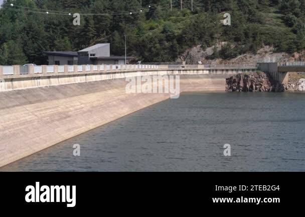 Solid Structure and High Water Reservoir Level at a Concrete Dam ...