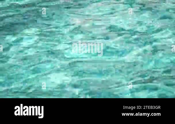 Reflection and movement on clear water surfaces. Pattern and fluid flow ...