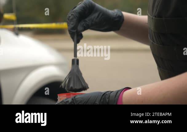 Forensic investigator fingerprints Stock Videos & Footage - HD and 4K ...