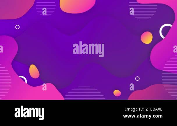 Abstract shapes motion organic background animated. Purple background ...