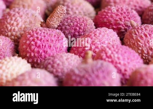 Ripe fresh lychee fruit Stock Videos & Footage - HD and 4K Video Clips ...