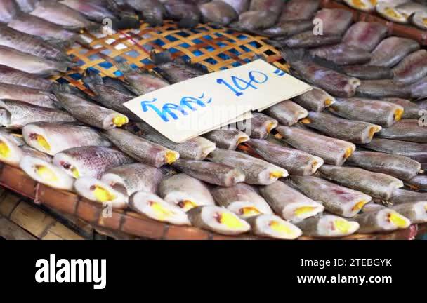 Dried fish in thai market Stock Videos & Footage - HD and 4K Video ...