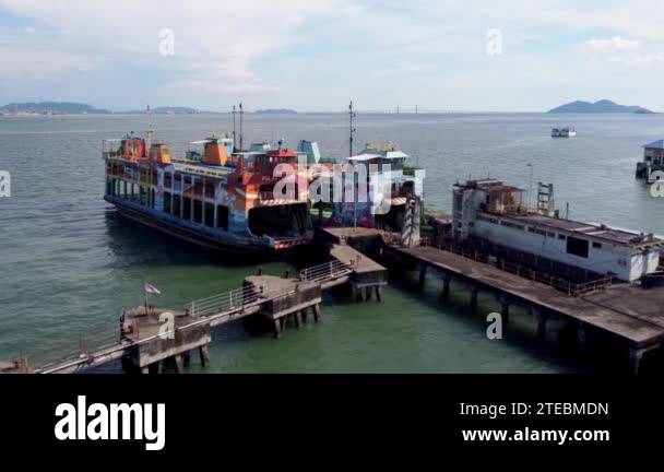 Georgetown, Penang, Malaysia - Nov 01 2021: Fly towards Penang Pulau ...