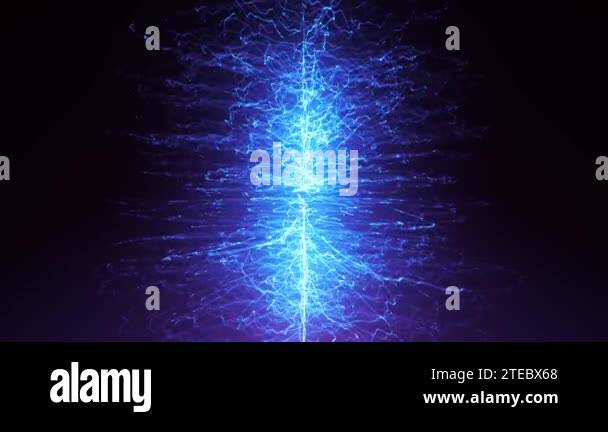 Abstract Energy Forcefield Particles Background Loop/ 4k animation of ...