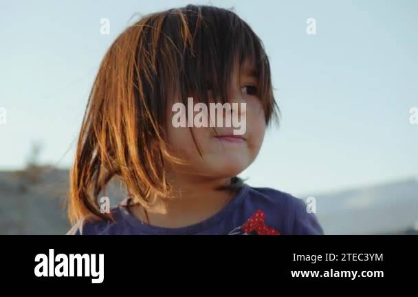 Cappadocia, Turkey, summer 2021: Portrait of a vagrant child from poor ...
