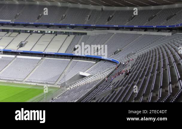 MUNICH, GERMANY - JUNE 28: Allianz Arena football stadium on June 28 ...