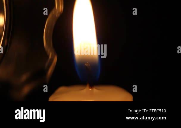 The spark discharge extinguishes the flame.A spark discharge can ...