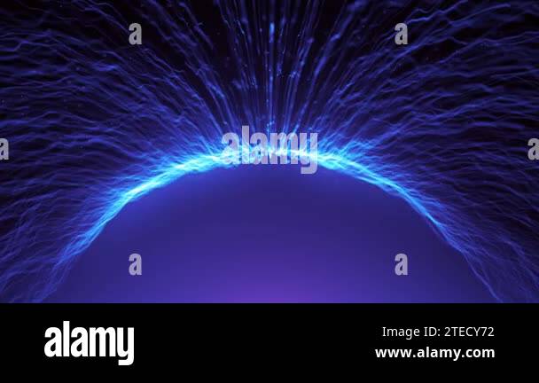 Abstract Energy Forcefield Particles Background Loop/ 4k animation of ...