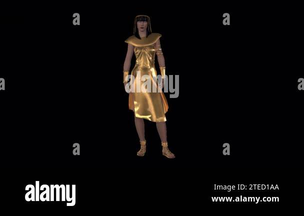 Ancient Egyptian God Isis animation Stock Video Footage - Alamy