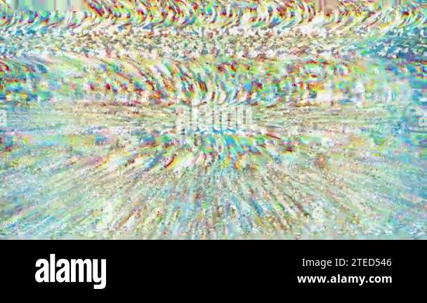 Glitch art. Color static noise. Artifacts transition overlay. Red blue ...