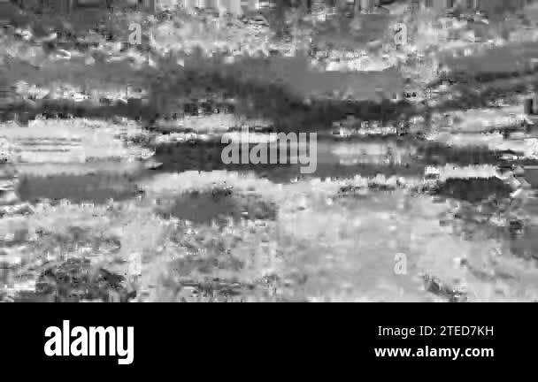 Pixel noise overlay. 8bit glitch texture. Analog VHS defect. Black ...