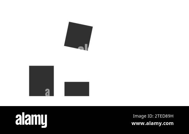 This animated loading screen bars with black and gray squares rotating ...