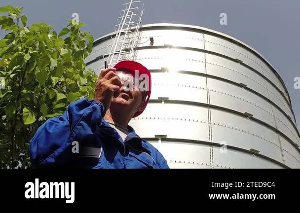 Red blue oil storage tank Stock Videos & Footage - HD and 4K Video ...